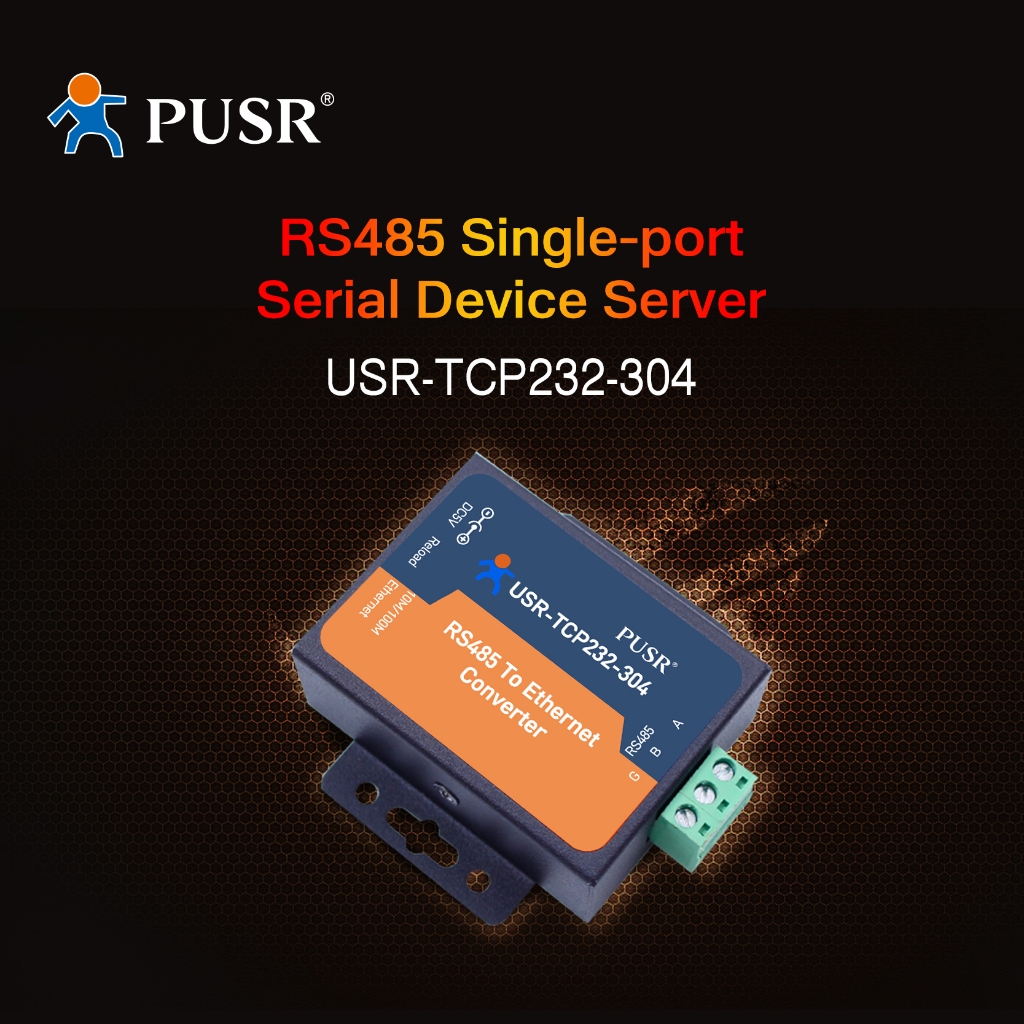 PUSR RS485 to Ethernet Converter Modbus RTU to TCP Serial to Ethernet ...