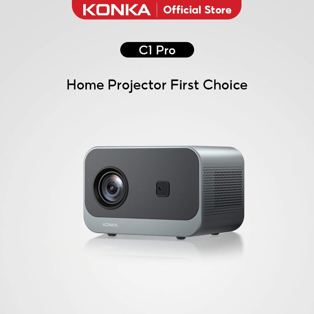 【Konka】C1 Pro Projector 4K 1080P Portable Home Projector with Electric ...