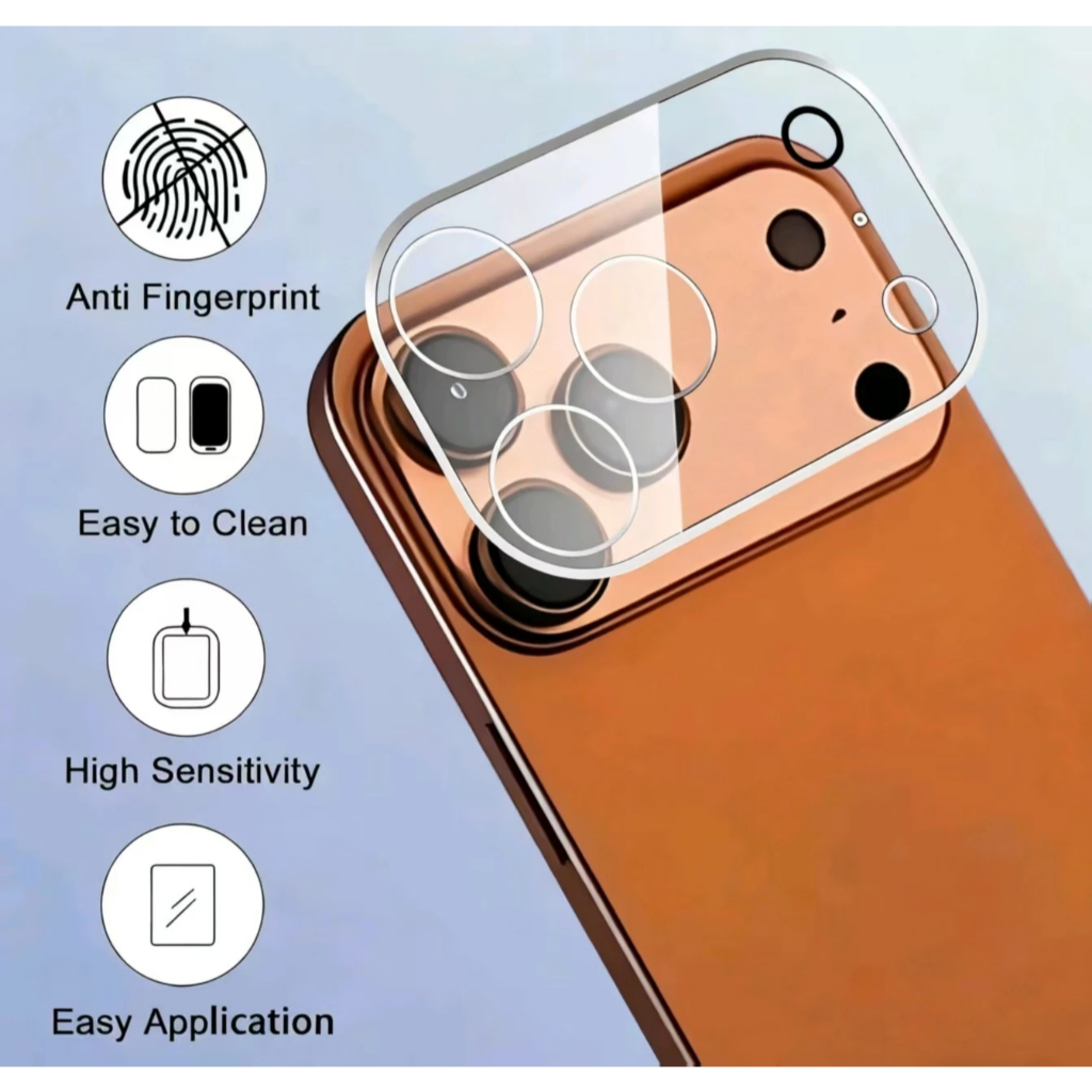Tempered Glass Lens Protector for iPhone 17 16 15 Pro Max Air 11 14 12 ...
