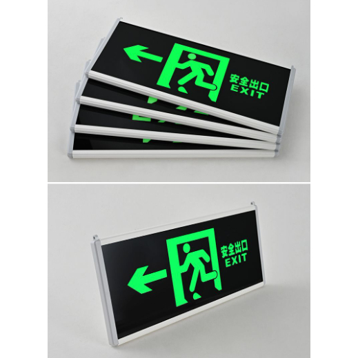 Self-Luminous Safety Exit Sign Hanging Type Power-Free Fire-Fighting ...