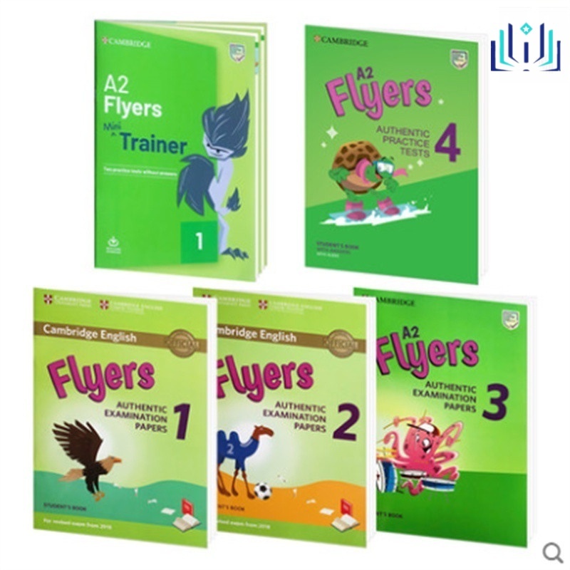 English “Flyers Level 1 /2 /3 /4/Trainer A2” Students Kids Cambridge ...