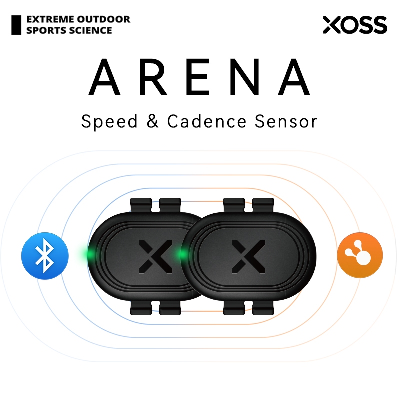 XOSS Arena Speed Cadence Sensor Cycling Speedometer for Cycling ...