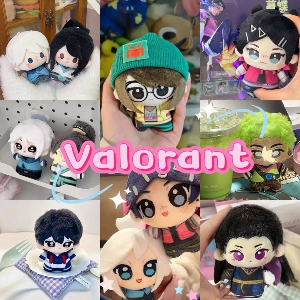 Riot Game Valorant Shadow Doll Plush Project A Surrounding Jett Clove ...
