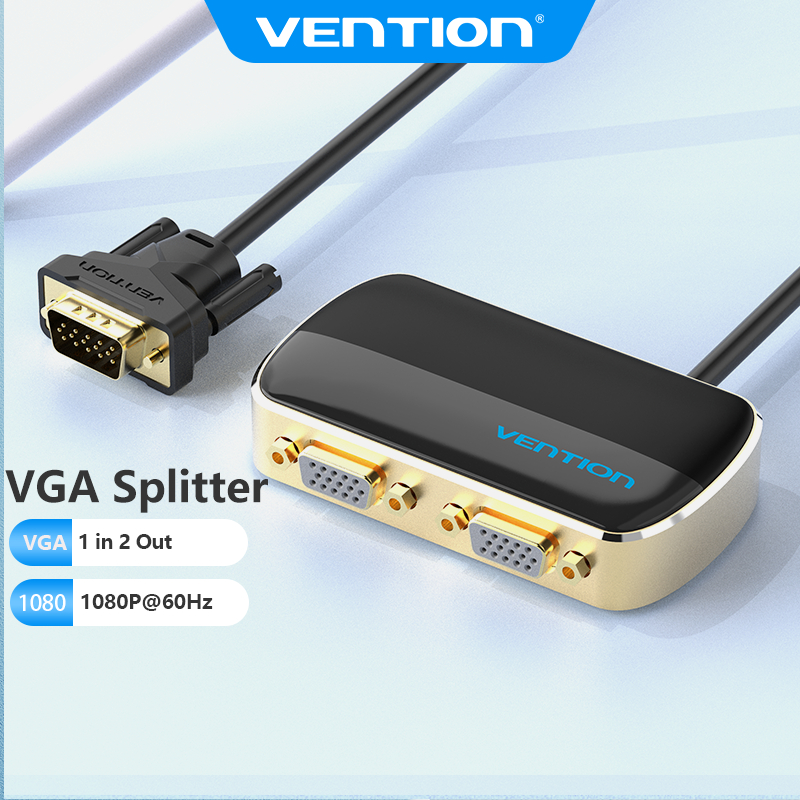 Vention VGA Splitter 1 In 2 Out VGA Switch 1080P 60Hz VGA Male to ...