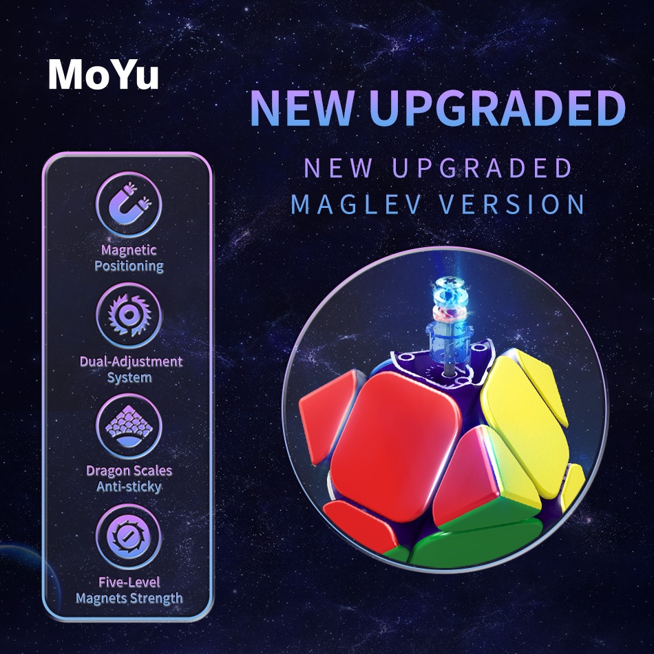 MOYU WeiLong Pyraminx M Enhanced 3x3 Magnetic Speed Cube (Standard ...