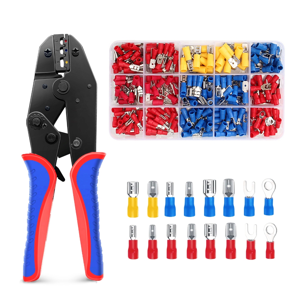 HS-30J Ratcheting Wire Crimping tool 20-10AWG 0.5-6mm Crimping Pliers ...