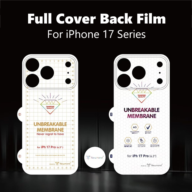 1-3PCS Full Coverage Diamond Hydrogel Back Film for iPhone 17 Promax/17 ...