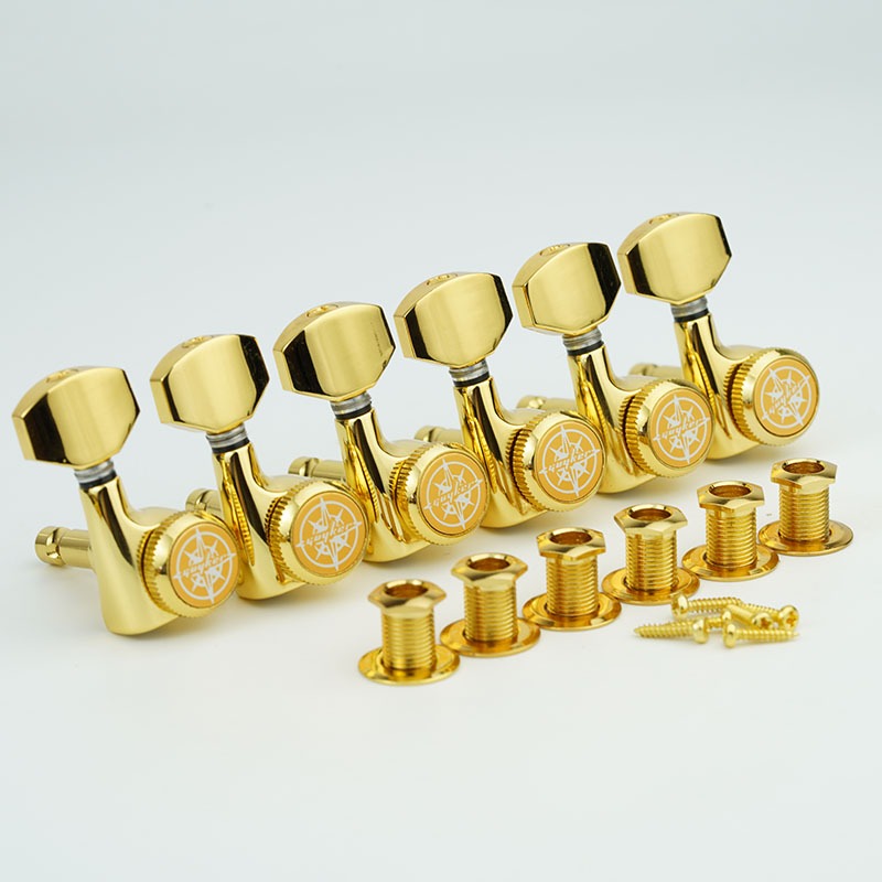 GUYKER Gold Guitar Locking Tuners Electric Guitar Machine Heads Tuners ...
