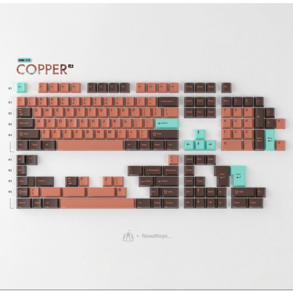 GMK CYL Copper R2 keycaps ABS material | Shopee Malaysia