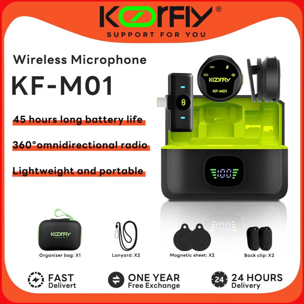 Koorfly M01 New model Wireless Lavalier Microphone With Noise ...