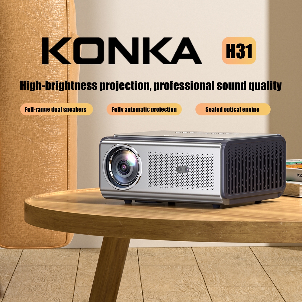 【Konka】H31 Smart Cinema Projector | 4K Full HD | Auto Focus | Built in ...
