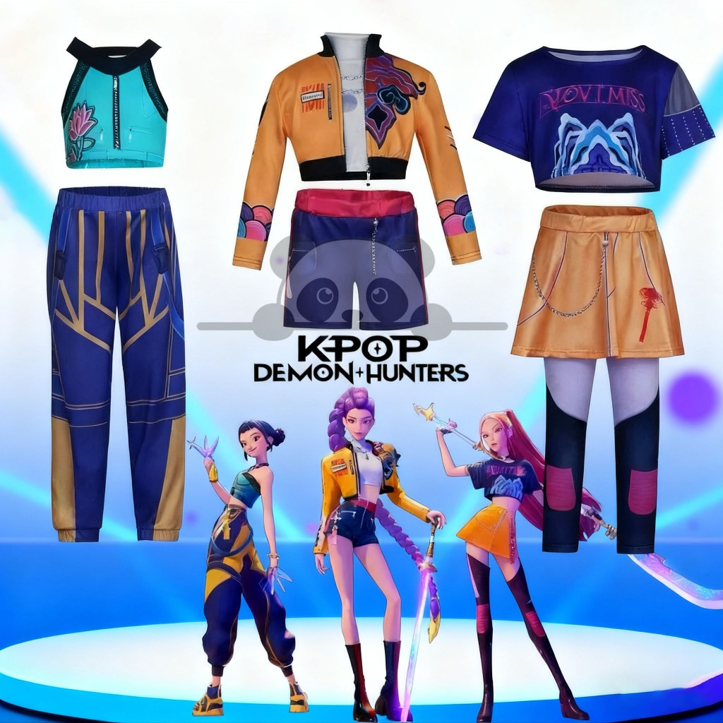 【Malaysia Fast Shipping】90-160CM Kpop Demon Hunters Rumi Zoey Mira ...