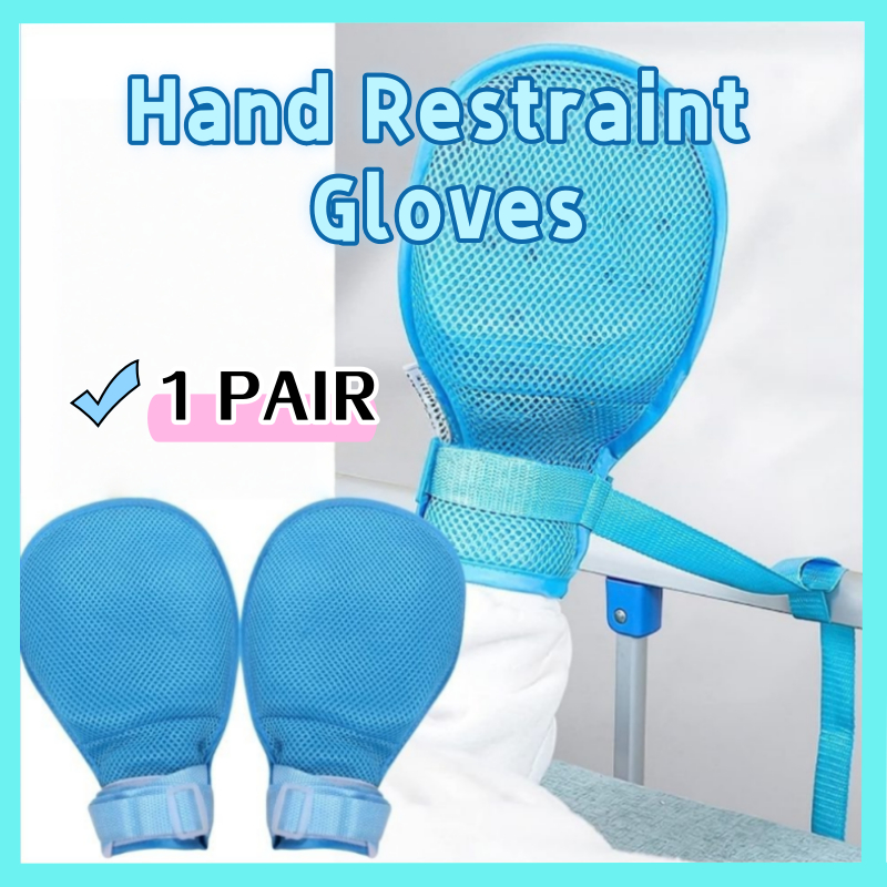 （Local shipping）1 Pair Control Mitts Dementia Restraint Glove Prevent ...