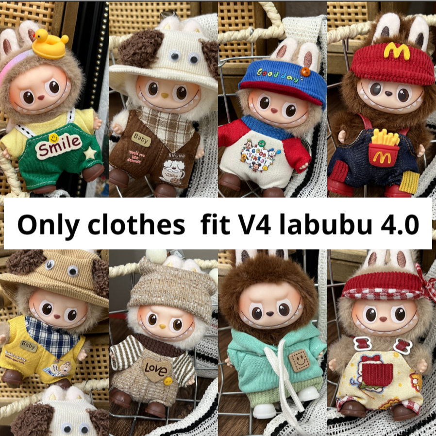 Only Clothes Suitable Mini labubu Baby Clothes Heart Bottom Code Dress ...