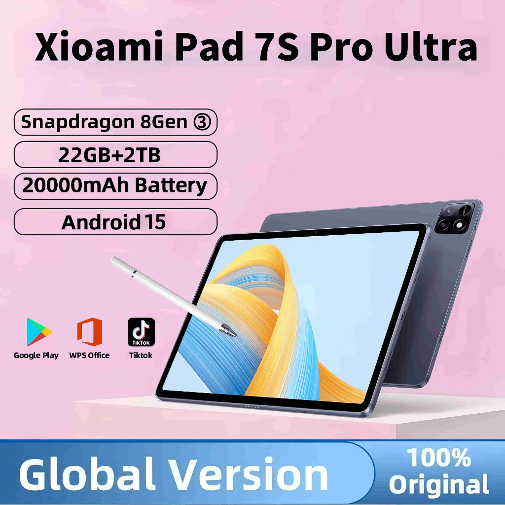 2025 New Original Global Edition Tablet PC Pad 7 Pro Ultra, with ...