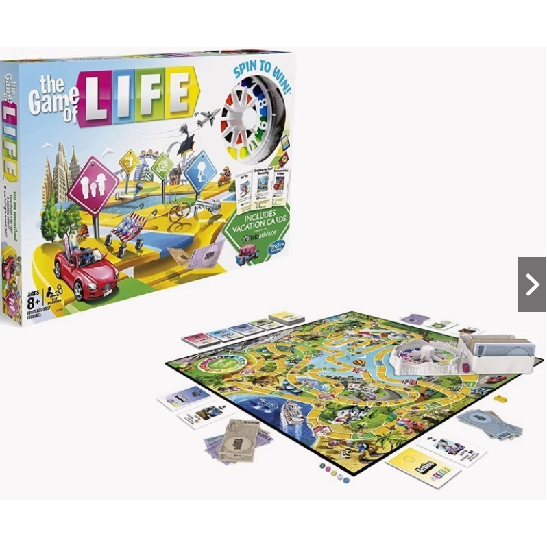 Hasbro Gaming The Game of Life Game, Family Board Game for 2-4 Players ...