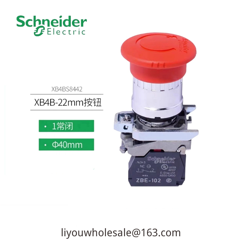 Schneider XB4 Series Emergency Stop Button ZB4BS542 XB4BS8442 XB4BS8444 ...