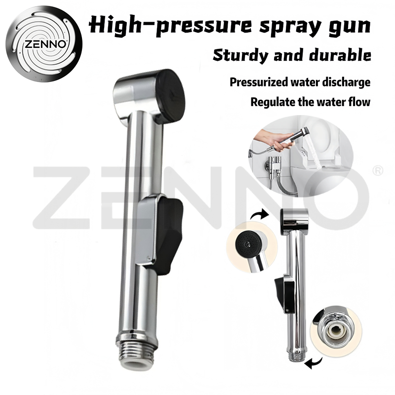 High Pressure Bidet Spray Set Hand Bidet Two Way Tap Faucet For Toilet ...