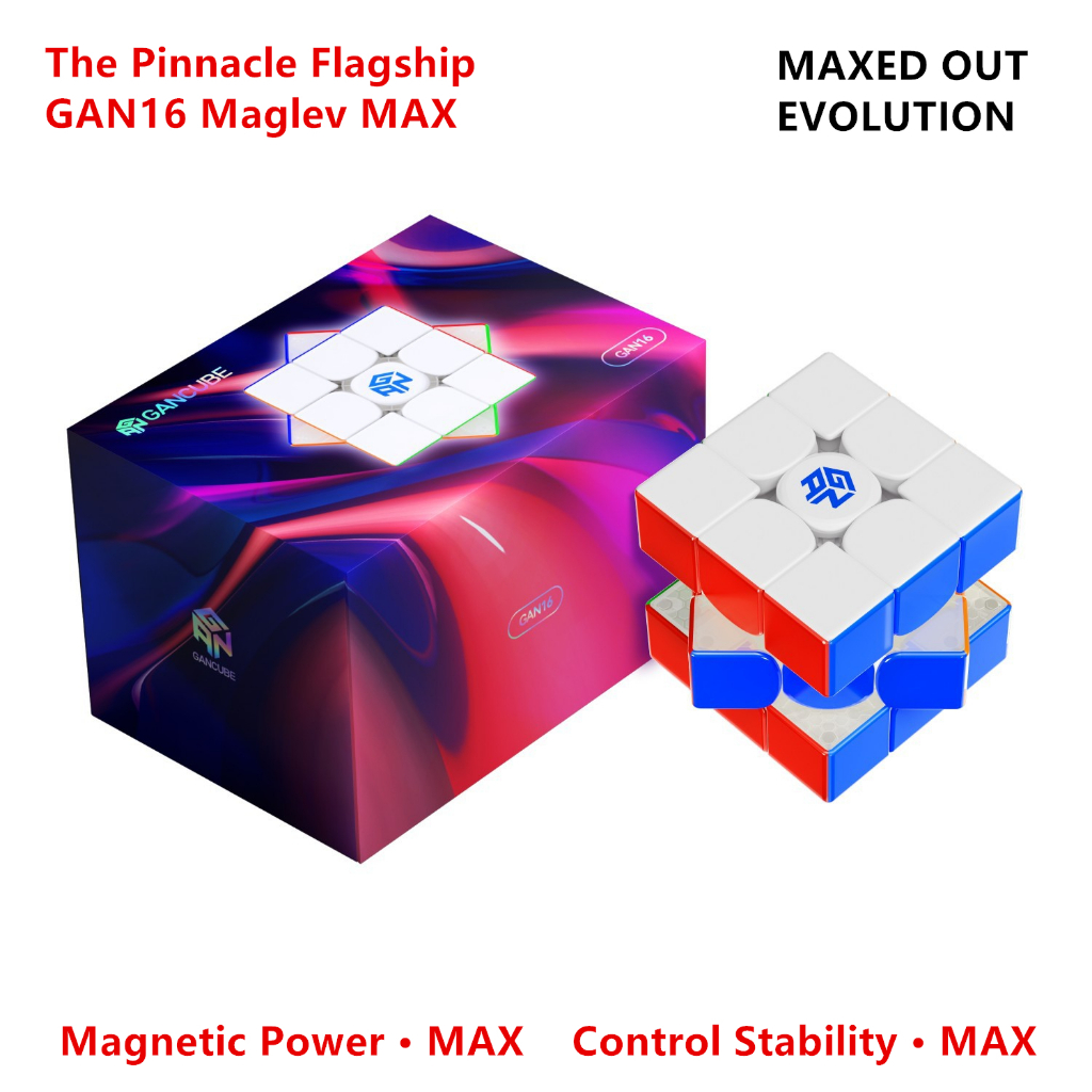 Professional GAN 16 Maglev Max UV 3x3 Magnetic Cube GAN16 Cube Puzzle ...
