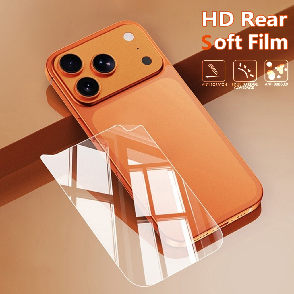 HD back hydrogel soft protective film for iPhone Air 17 Pro Max 16E 15 ...
