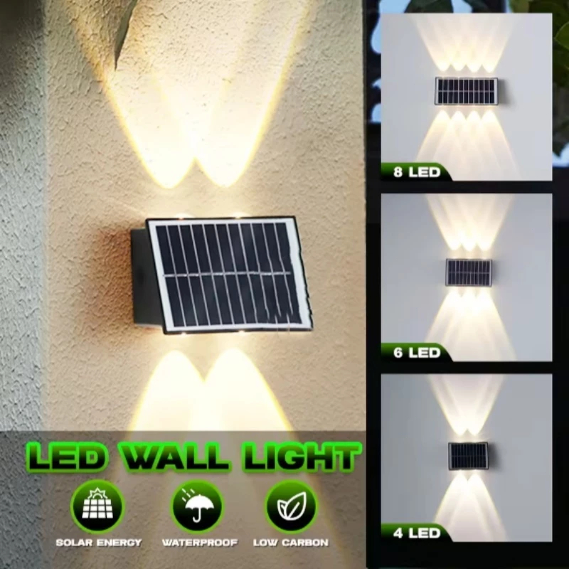 Lampu Solar Wall Light Outdoor Waterproof Lampu Solar Solar Lighting ...
