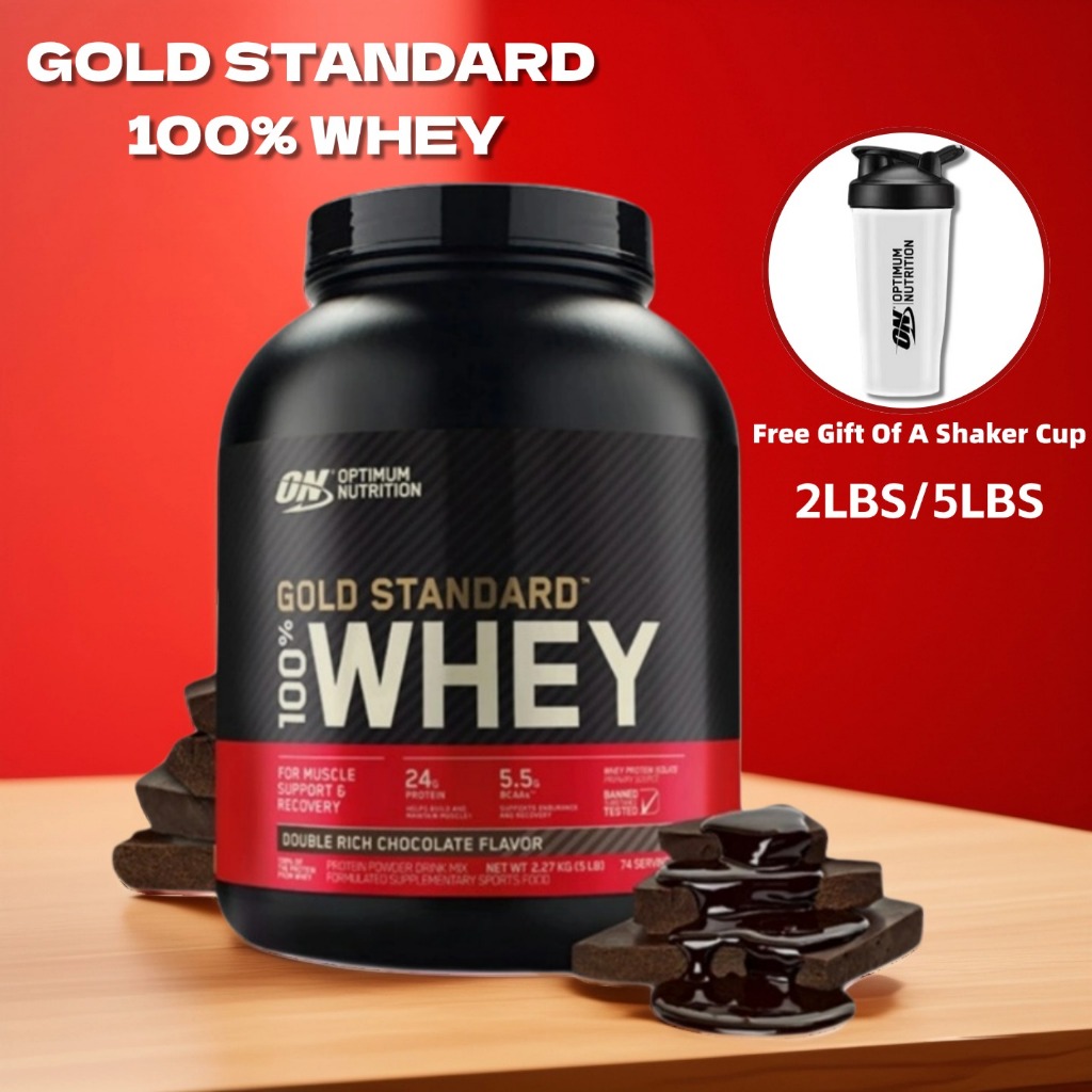ON Optimum Nutrition Gold Standard 100% Whey 2LBS/5LBS，Lean Muscle ...