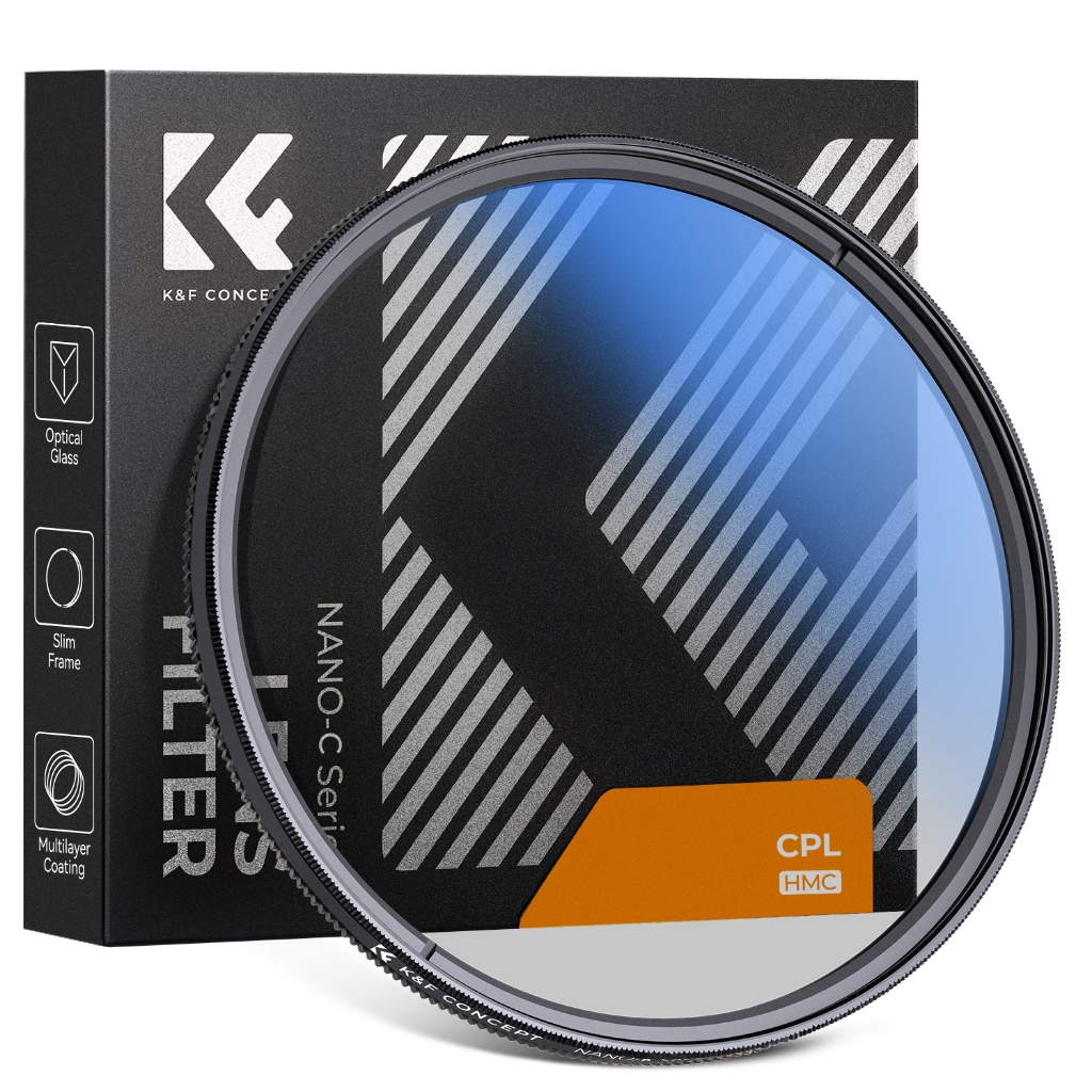 K&F Concept CPL Filter Ultra Slim Optics Multi Coated Circular ...