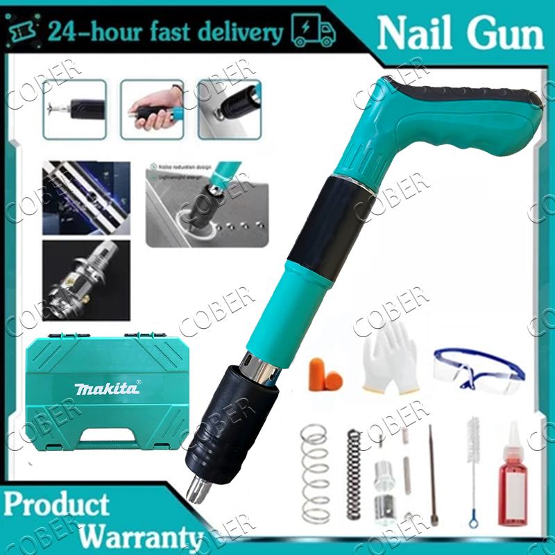 [Manual Steel Nail Gun With FREE BOX]Heavy Duty Concrete Rivet Tool For ...