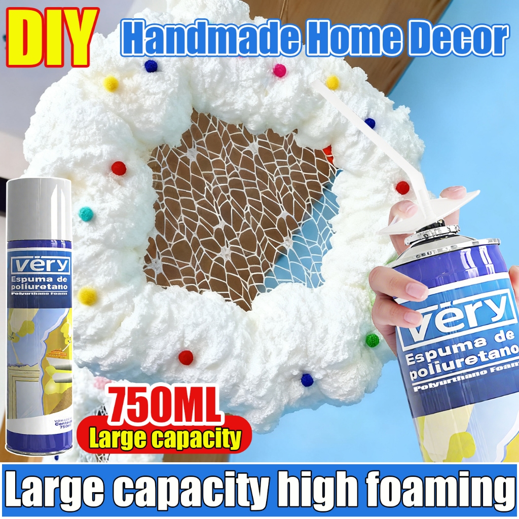 Foaming up to 80% Dries quickly filling PU Foam Spray Expanding Foam ...