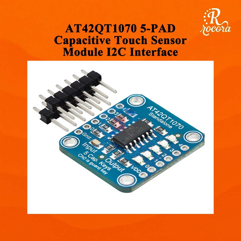 AT42QT1070 5-PAD Capacitive Touch Sensor Module I2C Interface for ...