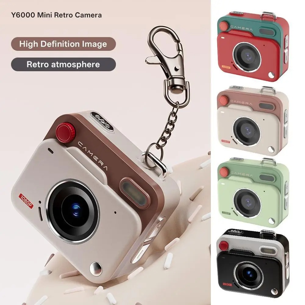 1.77-inch Thumb Pocket CCD Digital Camera HD 1080P Retro Mini Keychain ...