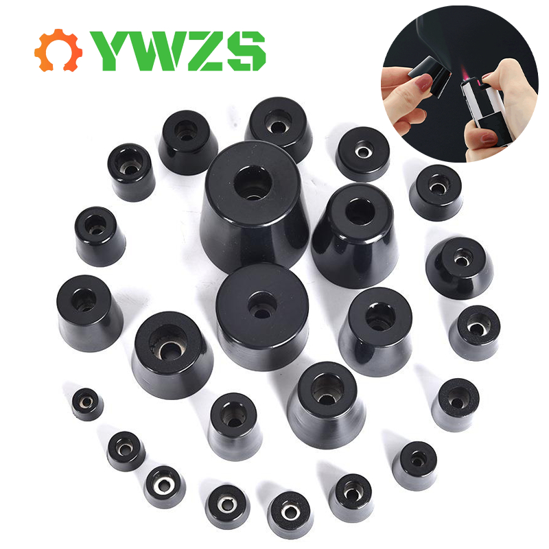 Black Rubber Stopper Anti Slip Feet Pad - Furniture Floor Protective ...
