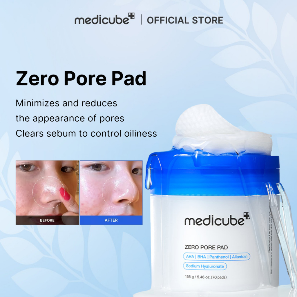 medicube No.1 Zero Pore Pad 2.0 | Toner Mengecilkan Liang Pori | Komedo ...