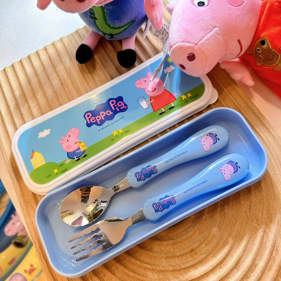 Peppa Pig Children's Tableware 316 Stainless Steel Spoon Baby Training ...