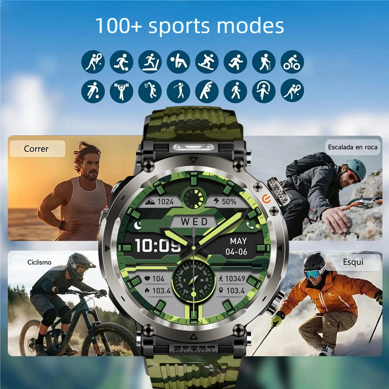 Outdoor sports smartwatch sports mode health monitoring | Shopee Malaysia