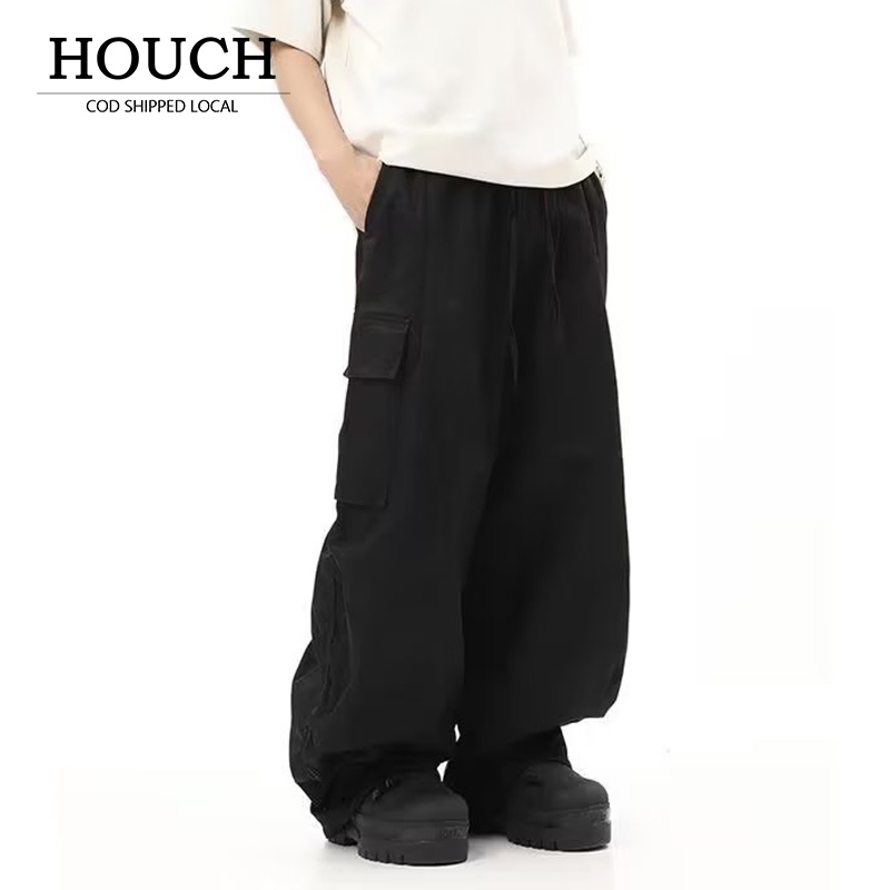 HOUCH COD Men's Standard Straight Loose Fit Regular Length Cargo Pants ...