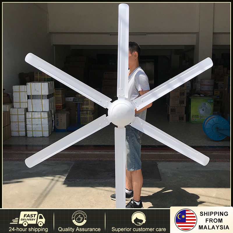 80“ ceiling fan Household 2M industri heavy duty kipas siling DC big ...