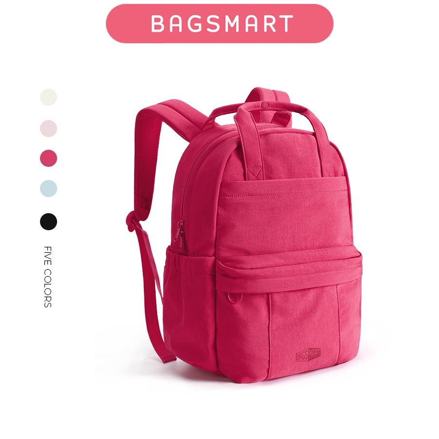 BAGSMAT Casual Backpack School Bag 14 Inch Laptop Bookbag Daypack ...