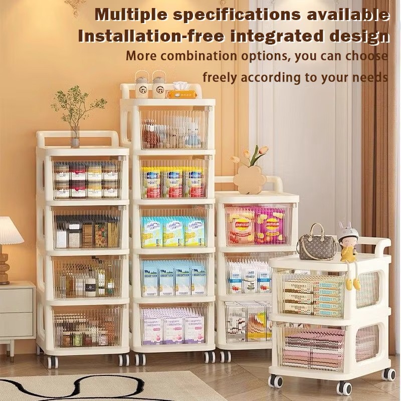 📦Local sellers📦Trolley Rack Drawer Cabinet Stroller Cream Style Toy ...