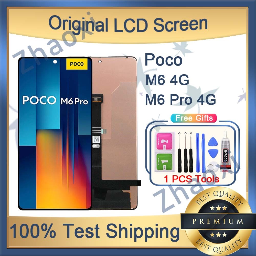 Original Poco M6 M6 Pro 4G LCD Display Touch Screen Replacement ...