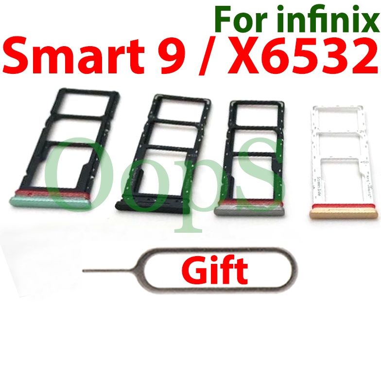 SIM Card Tray For Infinix Smart 9 / X6532 Phone Slot Holder Free Pin ...