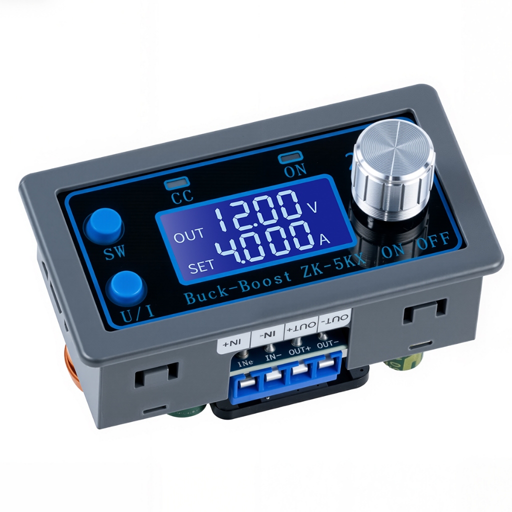 DC DC Buck Boost Power Converter CC CV 0.6-36V 5A 5V 6V 12V 24V Power ...