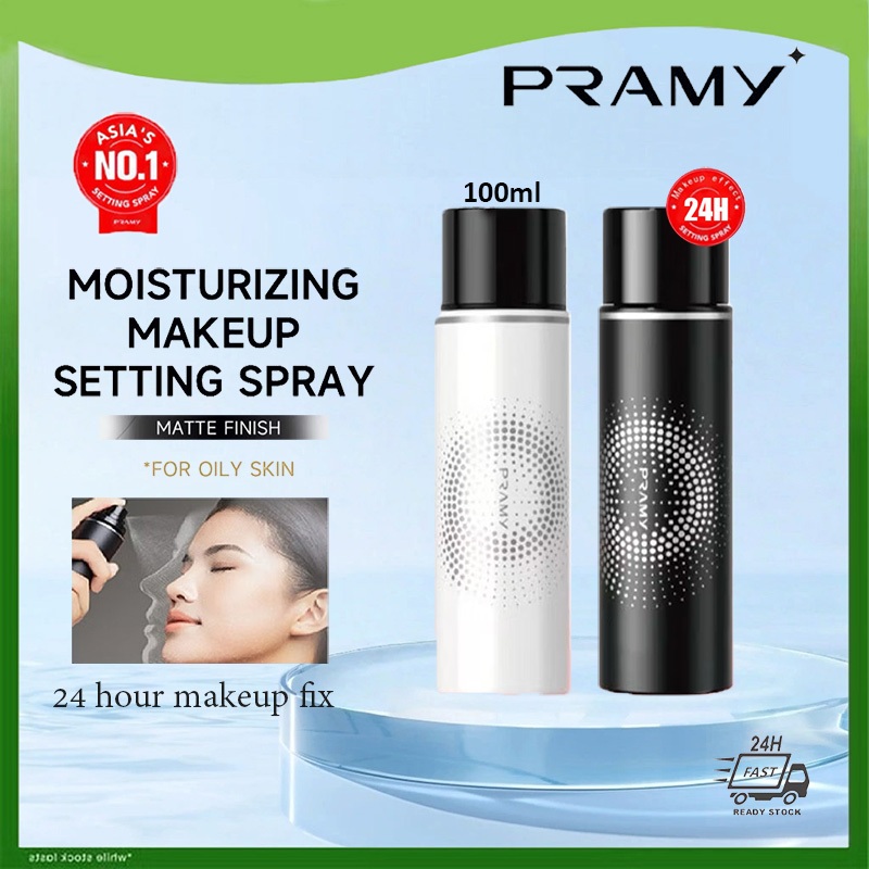 🔥𝐍𝐄𝐖 𝐒𝐀𝐄𝐋🔥PRAMY Setting Spray 100ml Makeup Fixer | Oil Control & Long ...