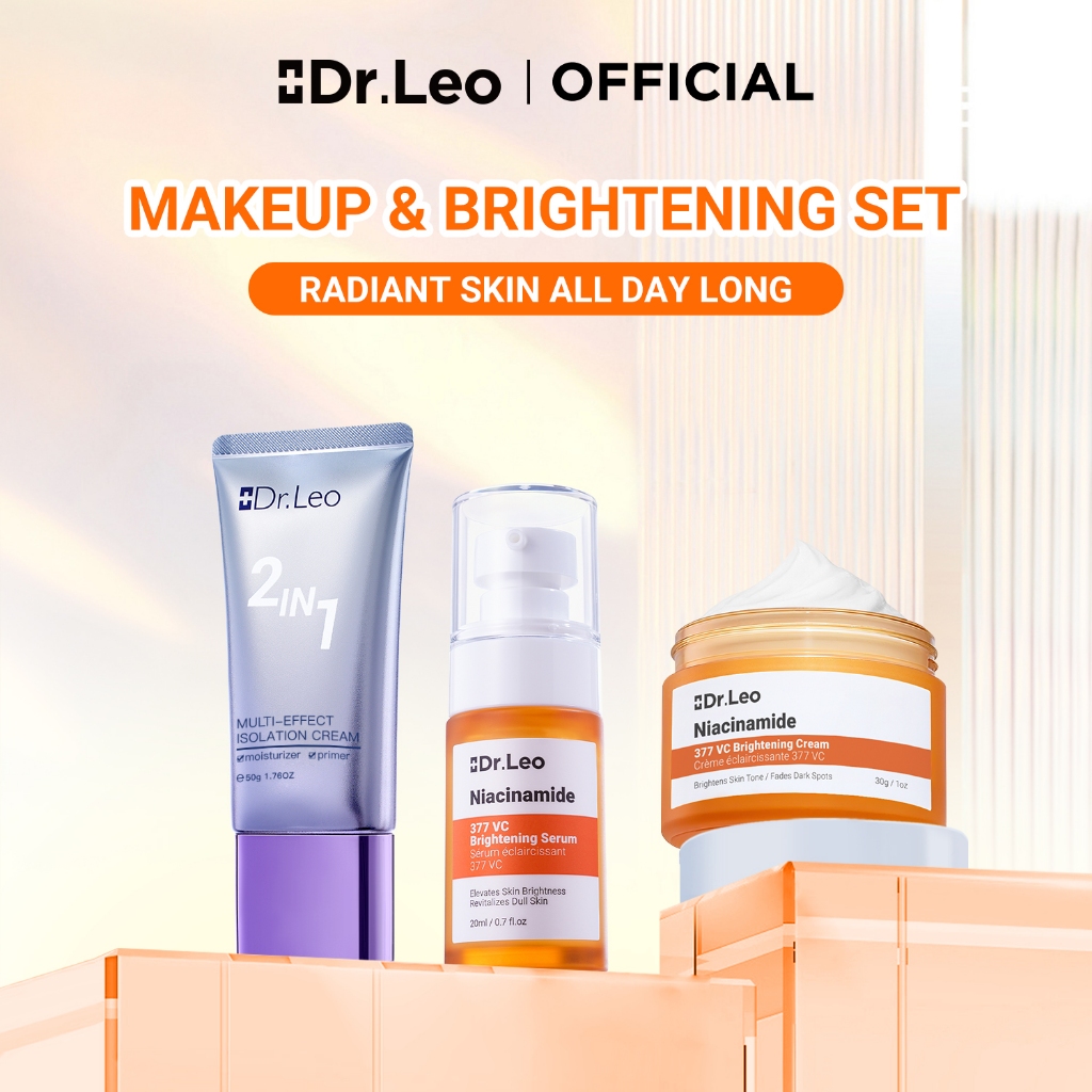 Dr.Leo Multi-effect Brightening 3pcs Set Multi-Effect Isolation Cream ...
