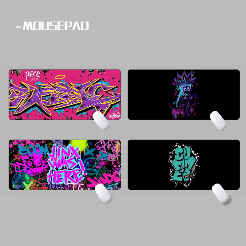 Graffiti art Mousepad | Jinx Extended Large Gaming Mouse pad | Shopee ...
