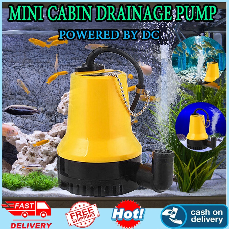 【Local Warehouse+COD】【Fast Delivery】 1PCS 12V Submersible Water Pump ...