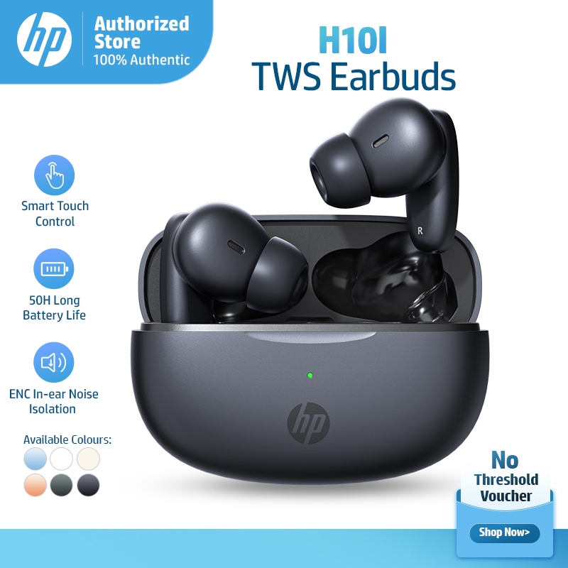 【Next Day Delivery】HP TWS Earbuds Noise Cancelling | 13mm Dynamic Bass ...