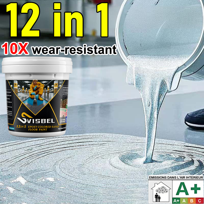 【12 in 1】Epoxy flake coating self leveling epoxy floor coating epoxy ...