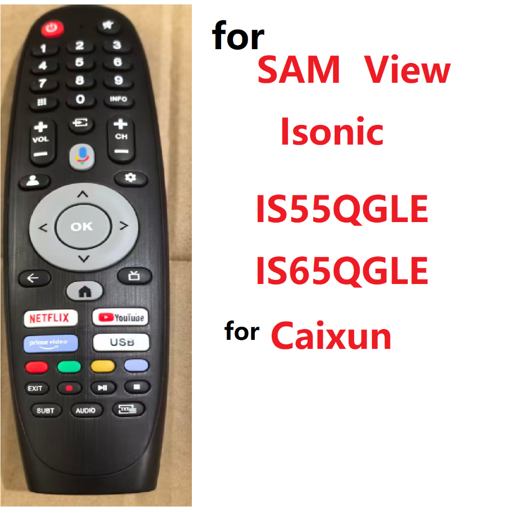 for Isonic 55"/65" 4K UHD QLED Smart Google TV IS55QGLE/IS65QGLE for ...