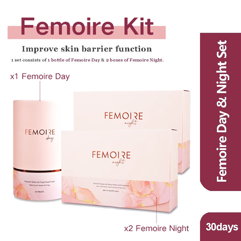 Femoire Day & Night Set - Improve skin barrier function | Shopee Malaysia